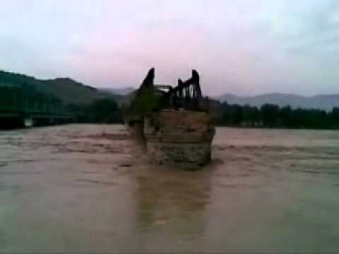 Thana Malakand Chakdara Bridge Broken By Flood - YouTube