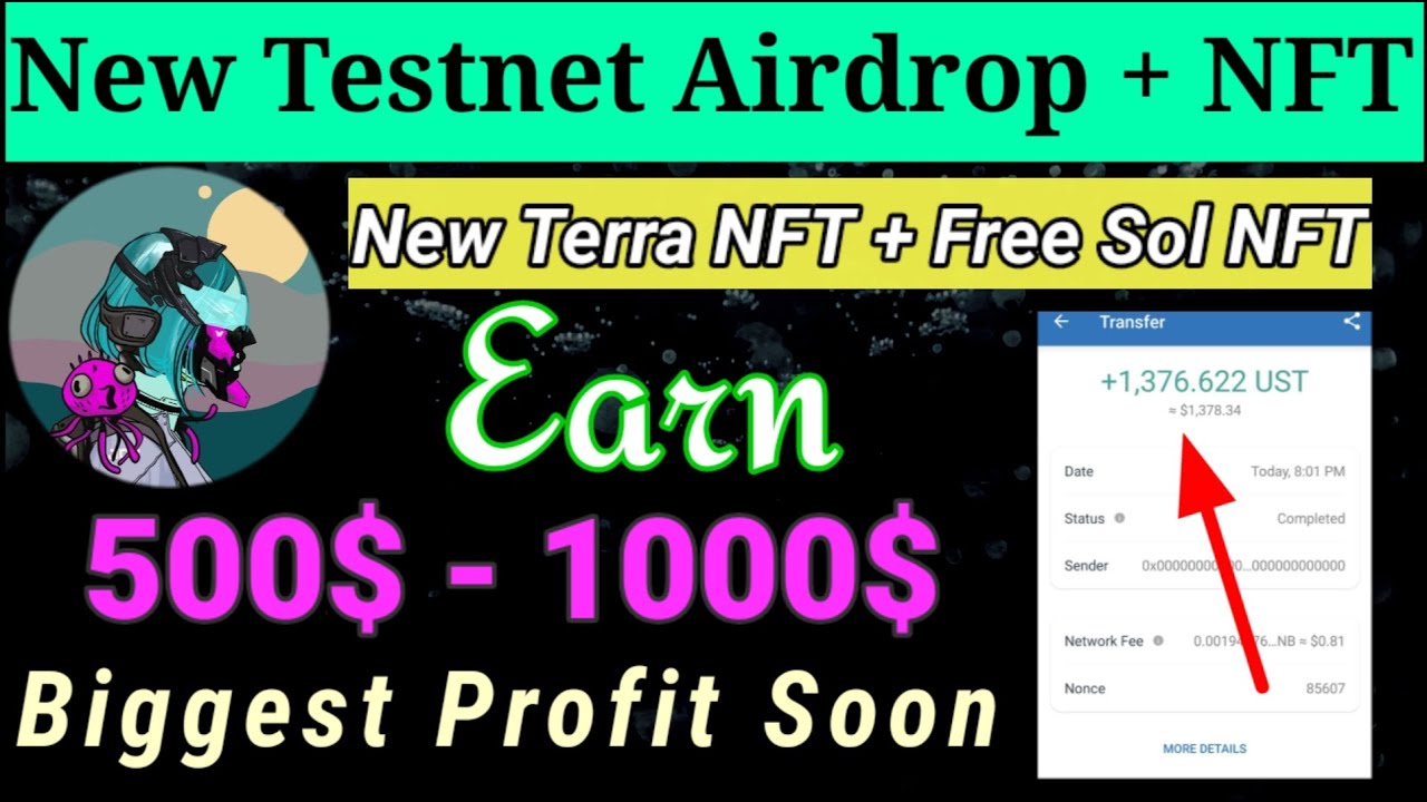 New Terra NFT + Free SOL NFT Mint|Earn 500$- 1000$ 🤑 Upcoming Sol ...
