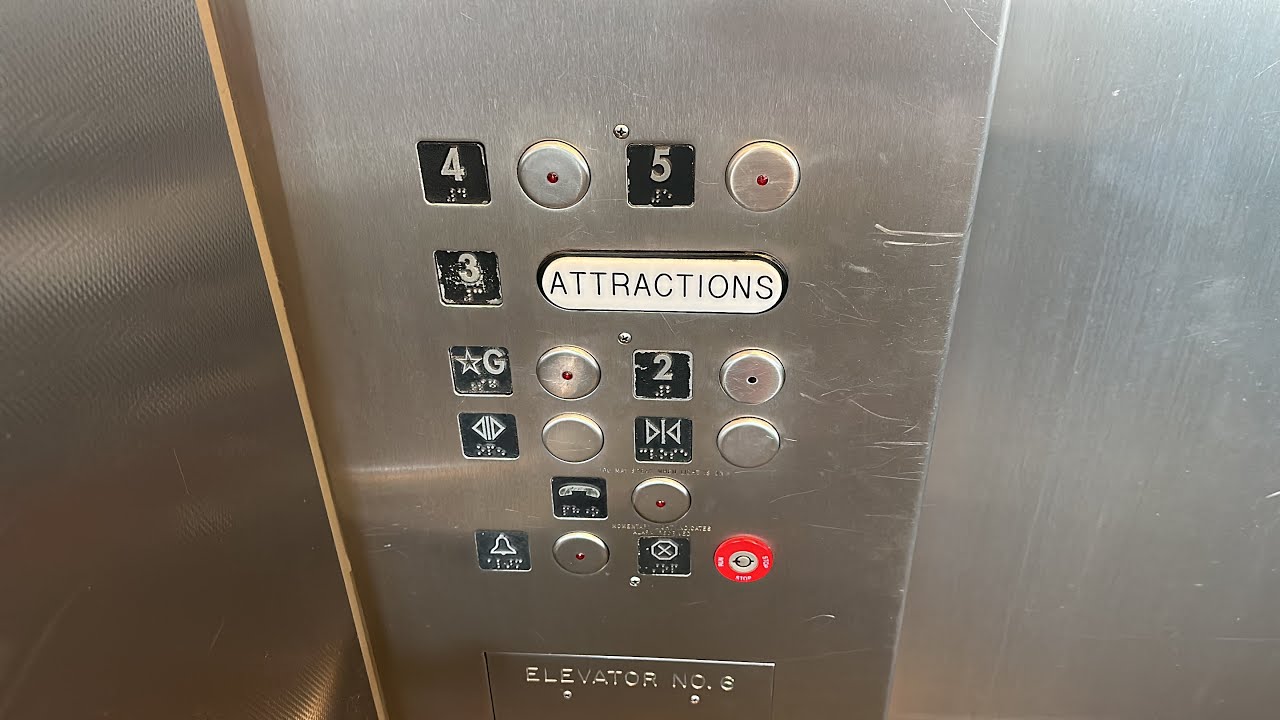 Montgomery Traction Jaws Elevators at Universal Orlando Resort Parking Structure- Orlando, FL ...