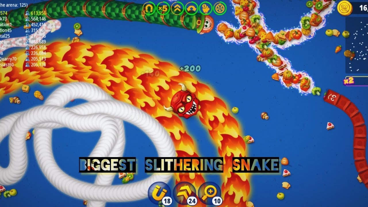 Worms Zone.io | Worm Zone.io Biggest Slithering Snake Kill | Worm Zone io Snake Game 🥵 - YouTube