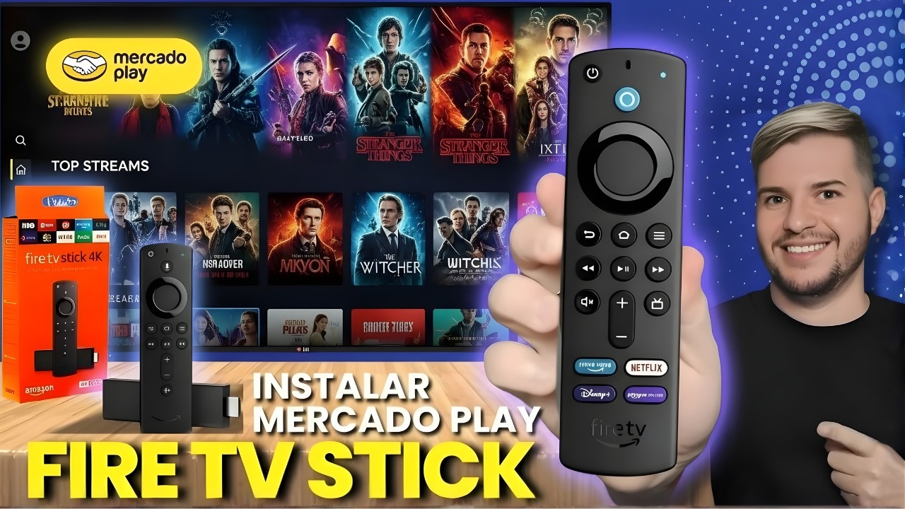 Como INSTALAR O MERCADO PLAY no seu FIRE TV STICK DA AMAZON muito FÁCIL ...