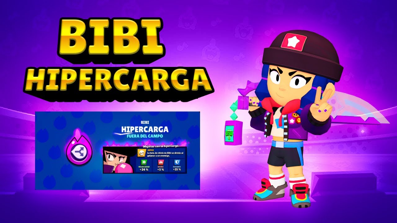 Bibi Hipercarga en Brawl Stars!!! - YouTube