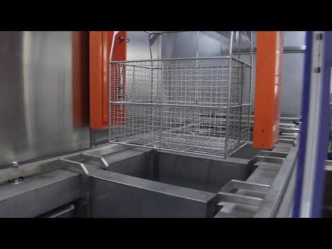 Running Video Of Fully Automtaed Ultrasonic Cleaning Line - YouTube