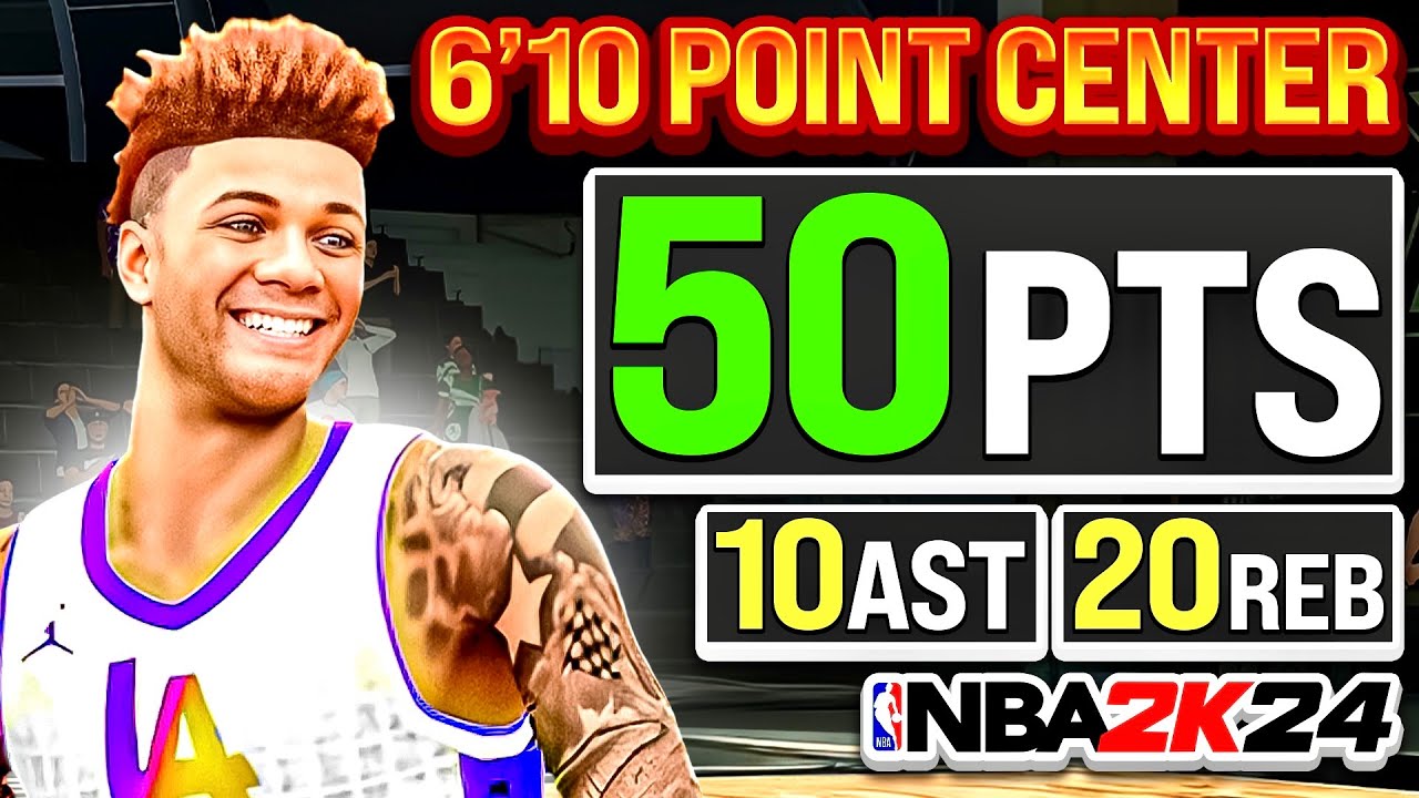 HOW TO MASTER THE 6'10 POINT CENTER BUILD IN NBA 2K24! - YouTube