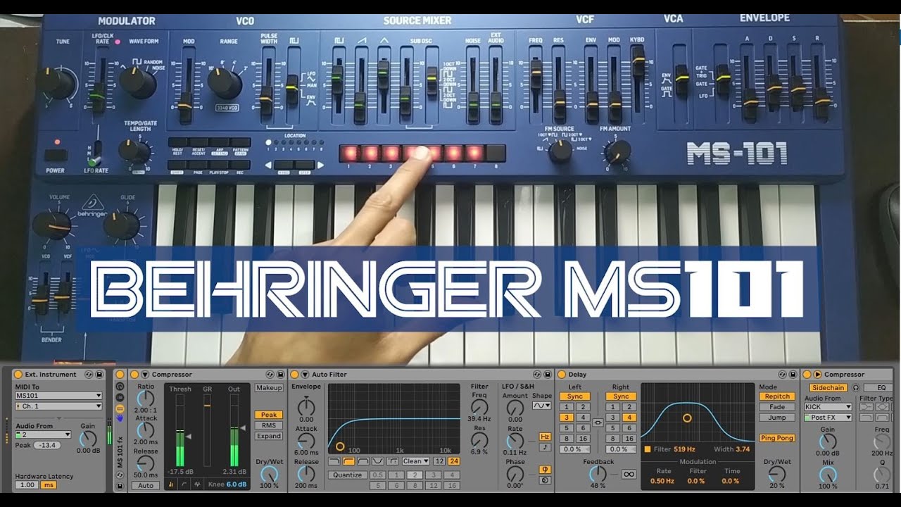 BEHRINGER MS 101 - REVIEW (ESPAÑOL) - YouTube