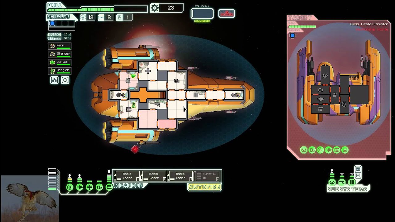 FTL: Faster Than Light - Normal - Red Tailed Hawk - Part 1 - YouTube