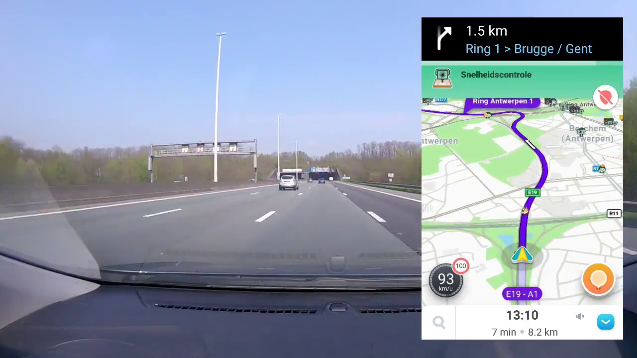 Waze Beacons - Craeybeckxtunnel - YouTube