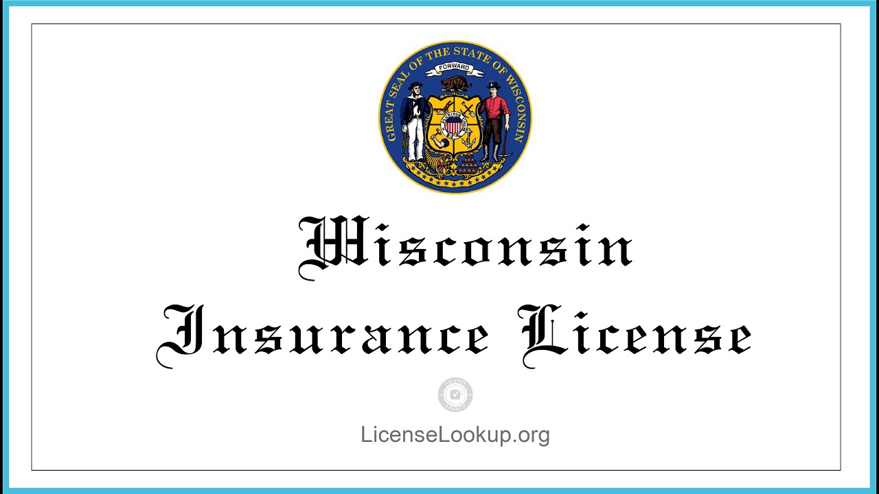 Wisconsin Insurance License - What You need to get started #license # ...