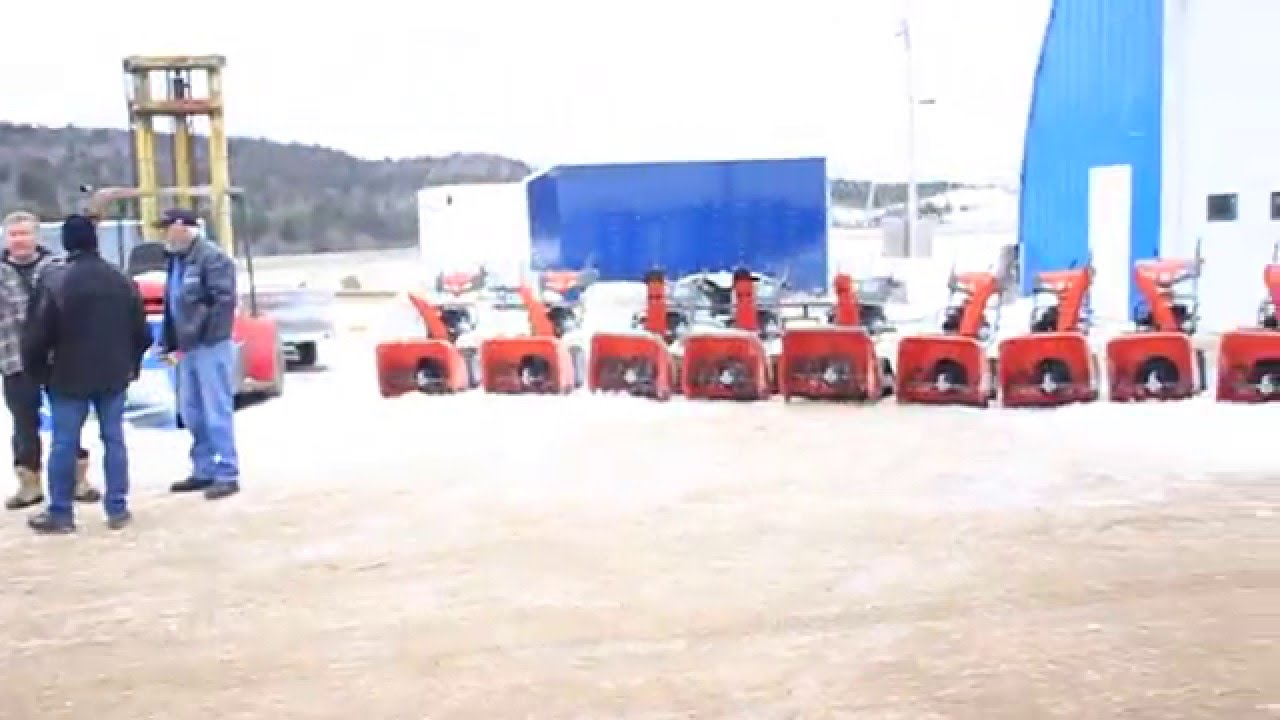 PREMIER TRAILER 2016 HUSQVARNA SNOW BLOWER CONTEST RECAP - YouTube