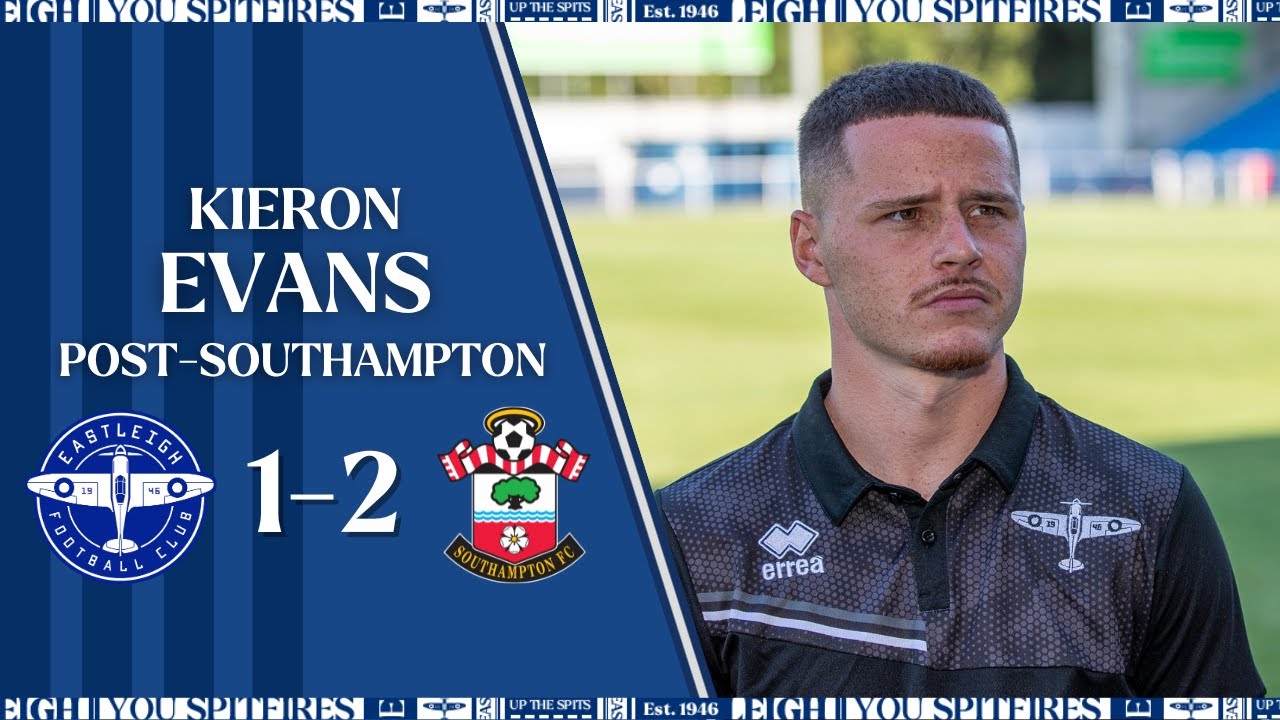INTERVIEW | Kieron Evans post-Southampton Defeat - YouTube