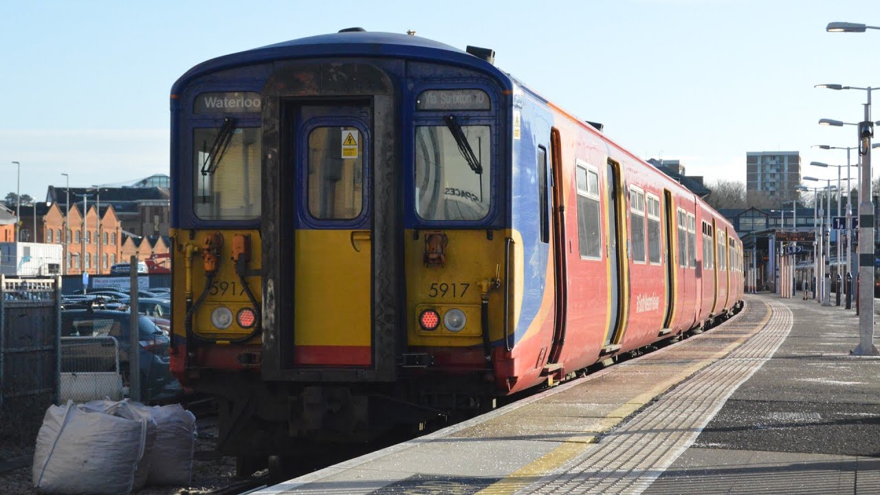 Class 455 (455917) [Guildford - London Waterloo] (Audio Only) - YouTube