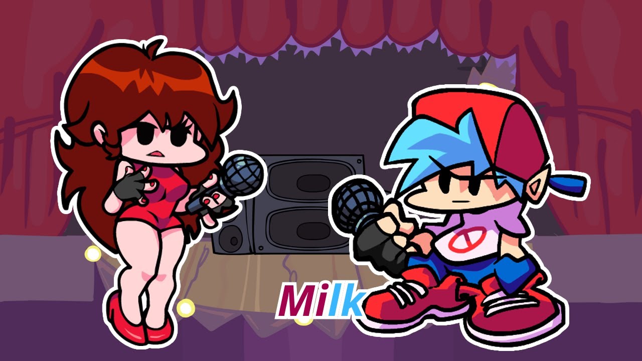 FNF Milk (OG) but BF & GF sing it (with fingerless gloves) - YouTube