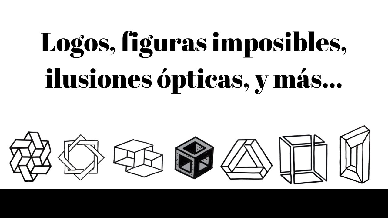 DIBUJANDO A MANO VARIAS ILUSIONES ÓPTICAS, FIGURAS GEOMÉTRICAS Y ...
