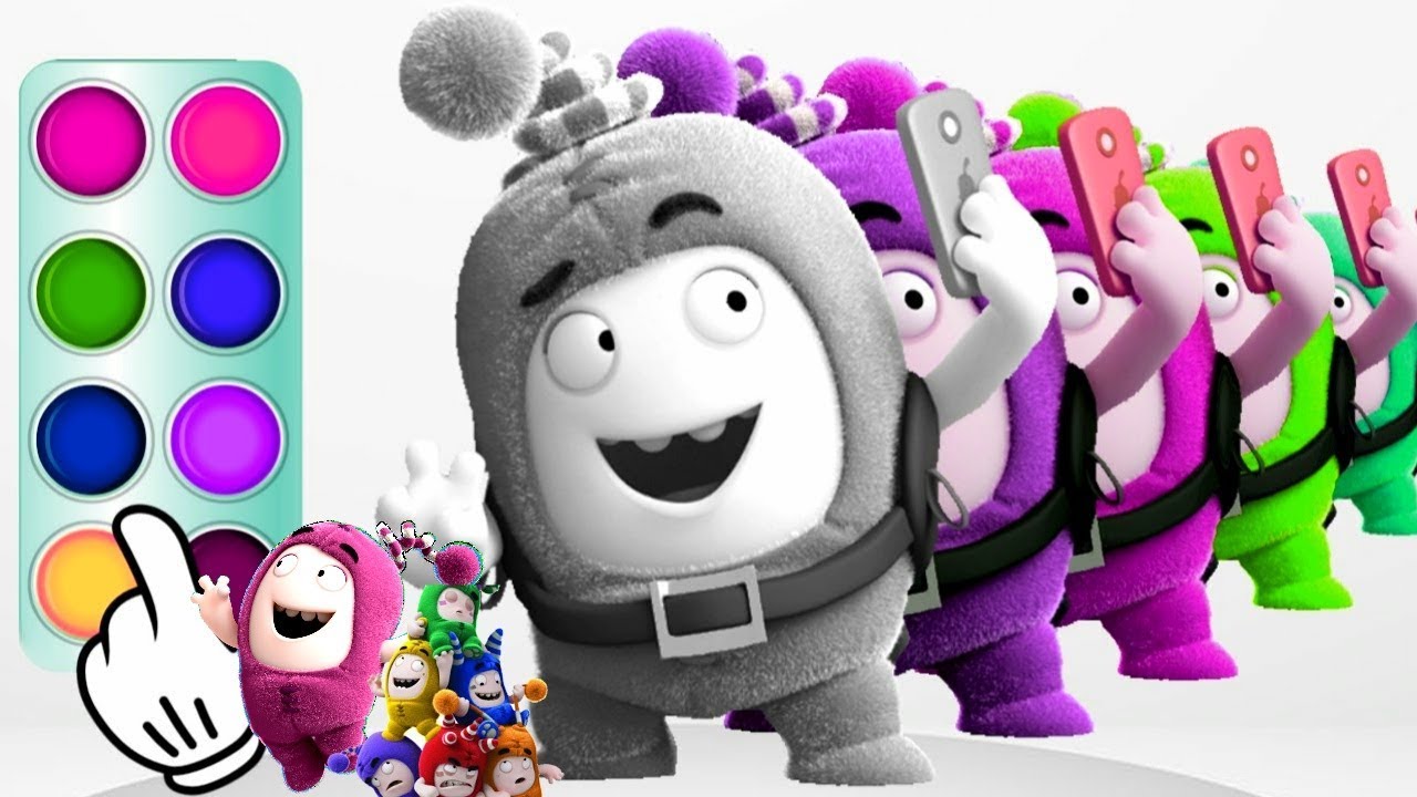 Learn Colors with Oddbods toys Learning Color Compilation for Baby ...