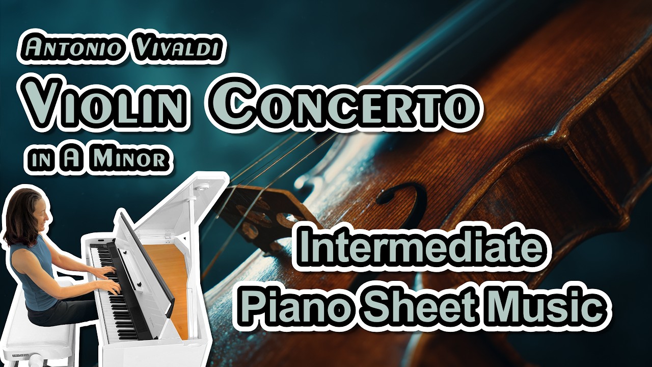 Violin Concerto in A Minor (Vivaldi) - Intermediate Piano Sheet Music ...