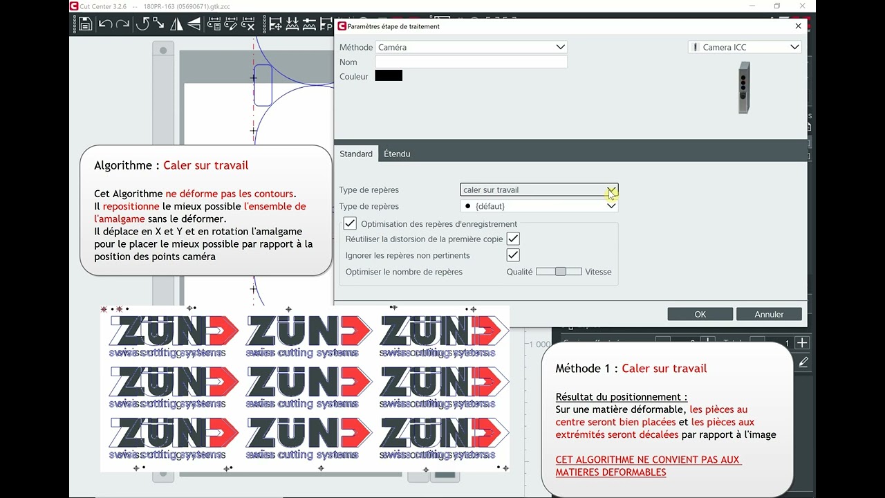 Zund France : Tutoriel : Choix de la méthode caméra - YouTube