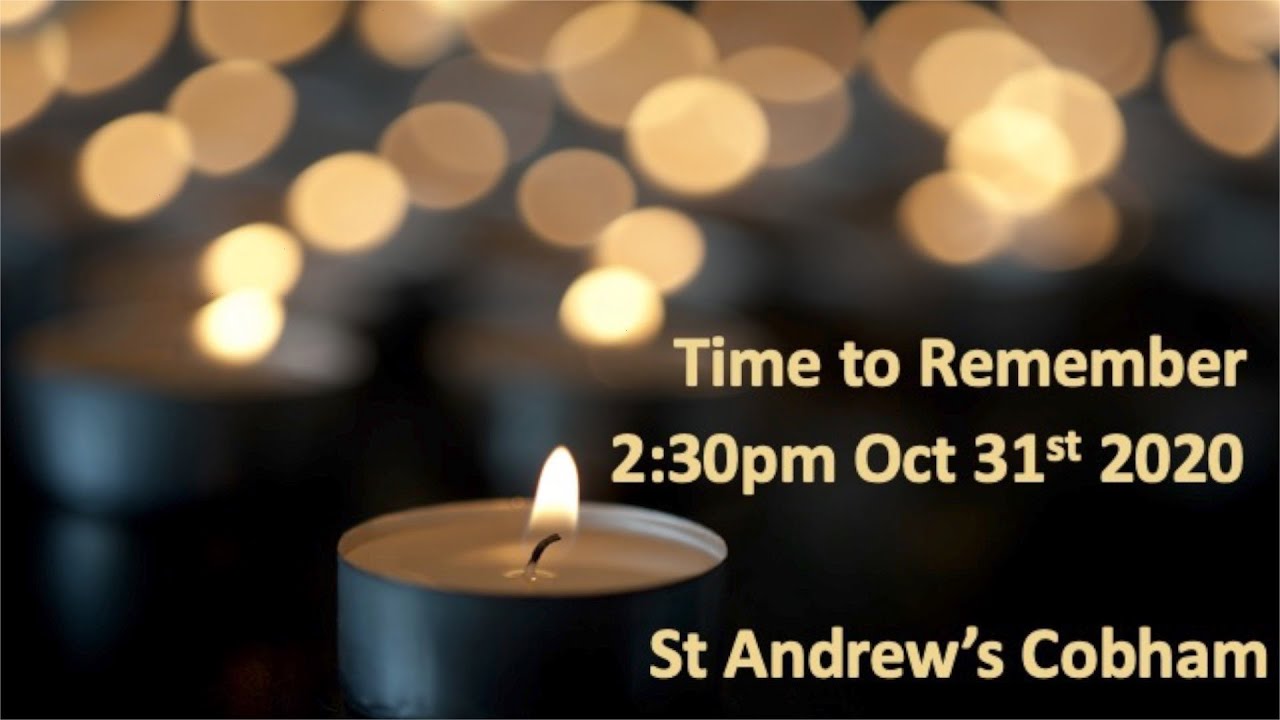 Time To Remember November 1st 2020 - YouTube