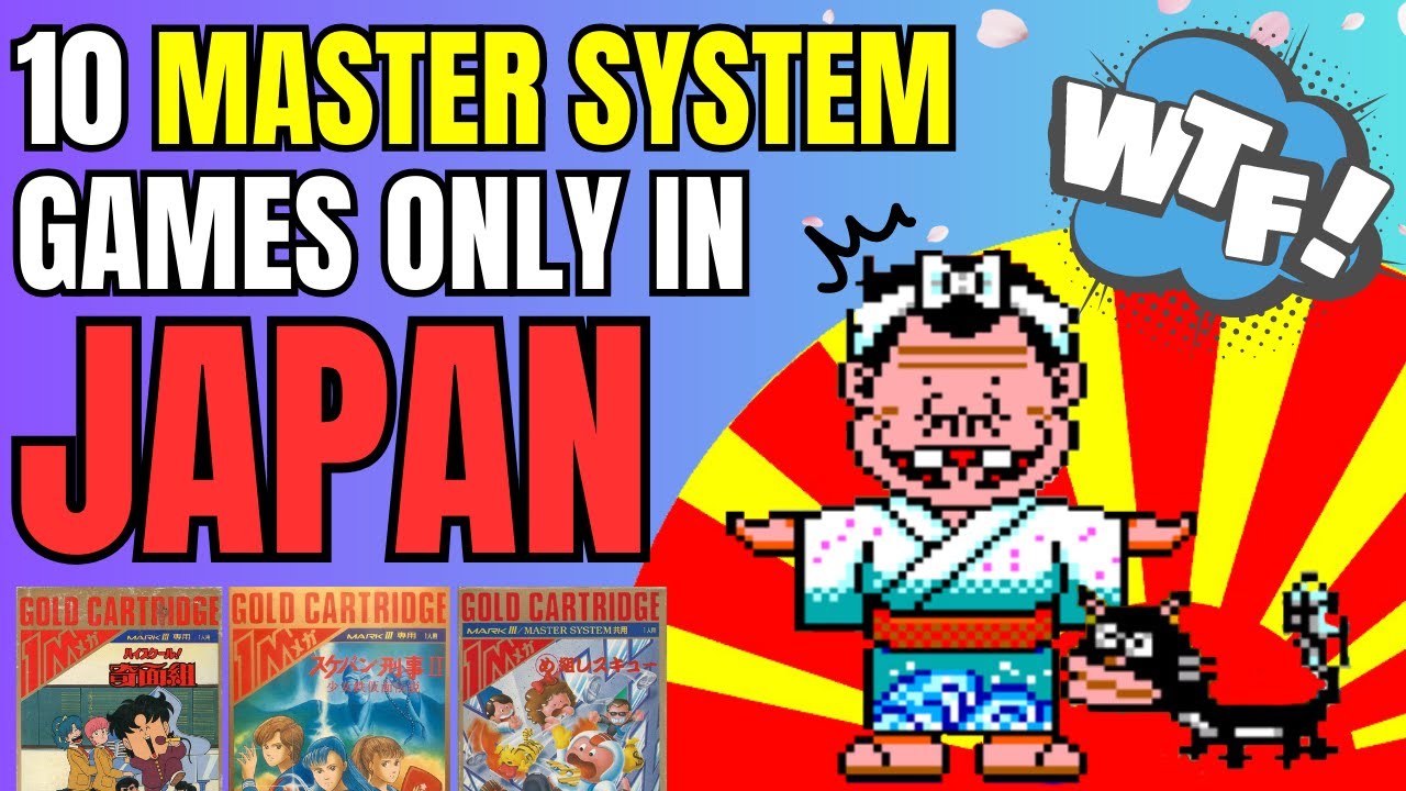 JAPAN Master System Games That Never Released Anywhere Else! - YouTube
