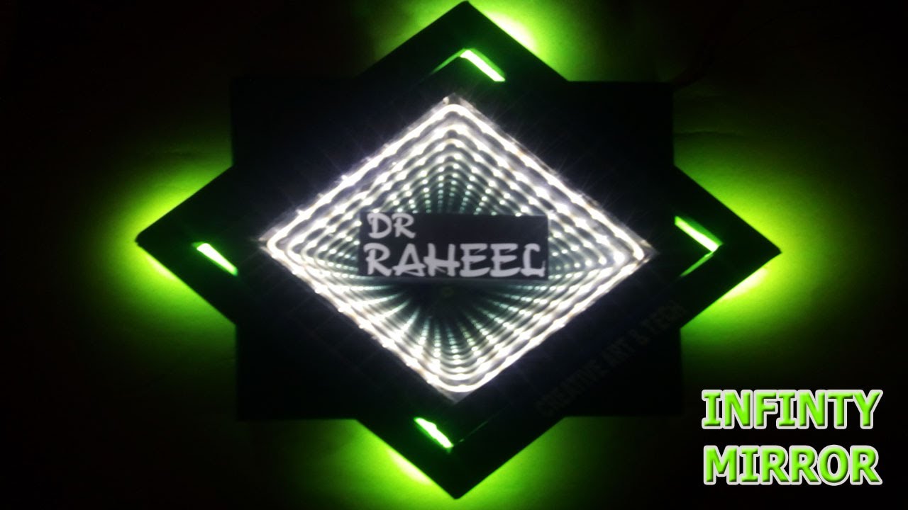 INFINITY MIRROR DIY || ROOM DECORATION - YouTube