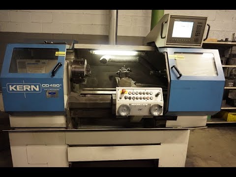 DMT KERN CD 480 CNC LATHE - YouTube
