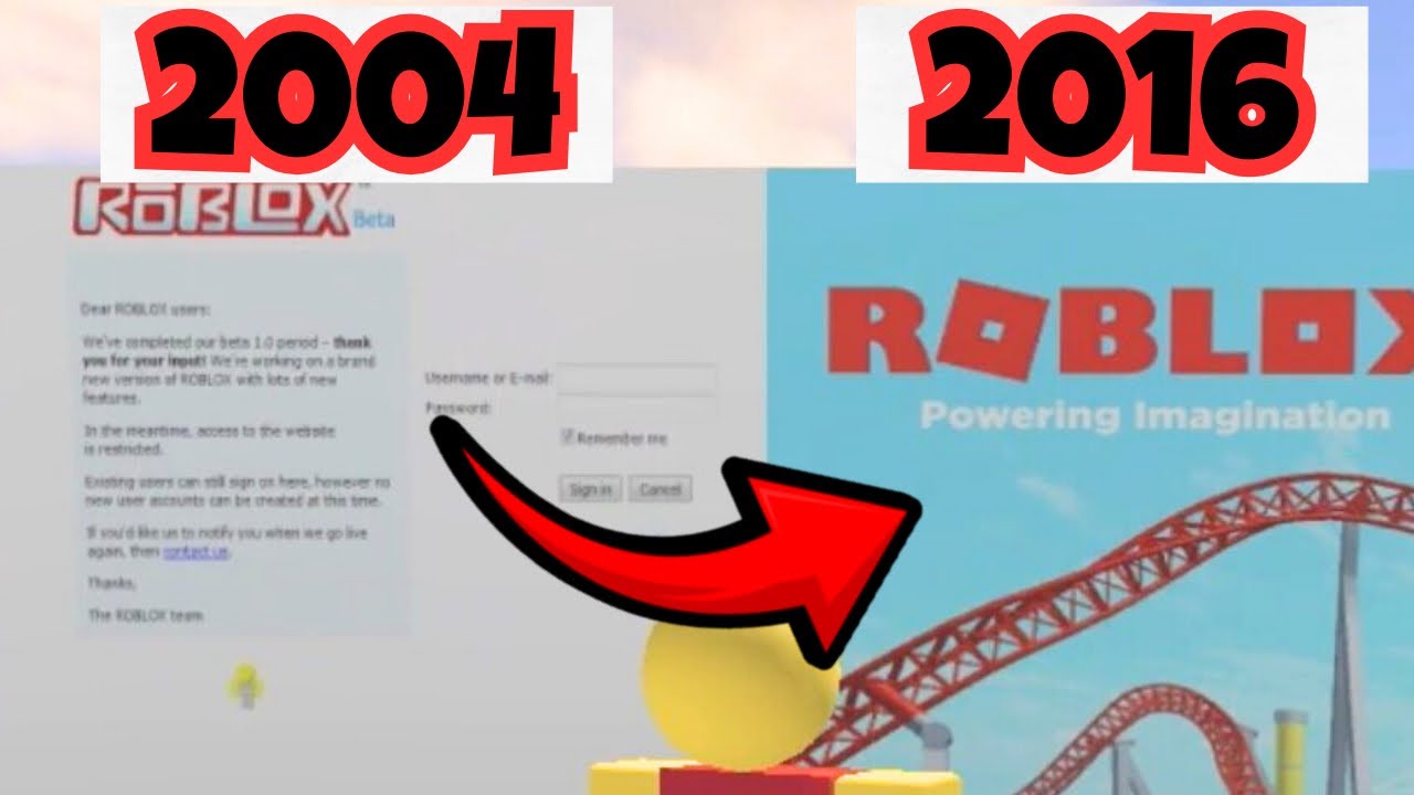 OLD Roblox Evolution (2004-2016) - YouTube