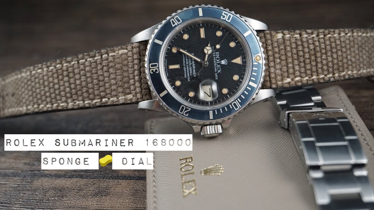 Rolex Submariner 168000 transitional - YouTube