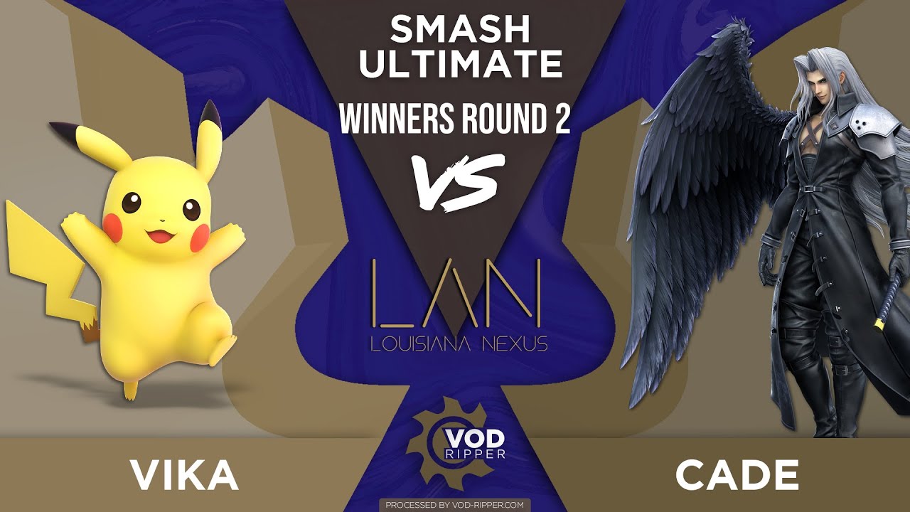 Vika (Pikachu) vs Cade (Sephiroth) - Winners Round 2 - LA Super Nexus ...
