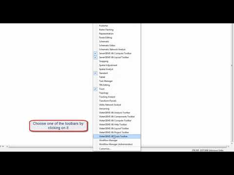 How to Open a Toolbar in ArcMap - YouTube