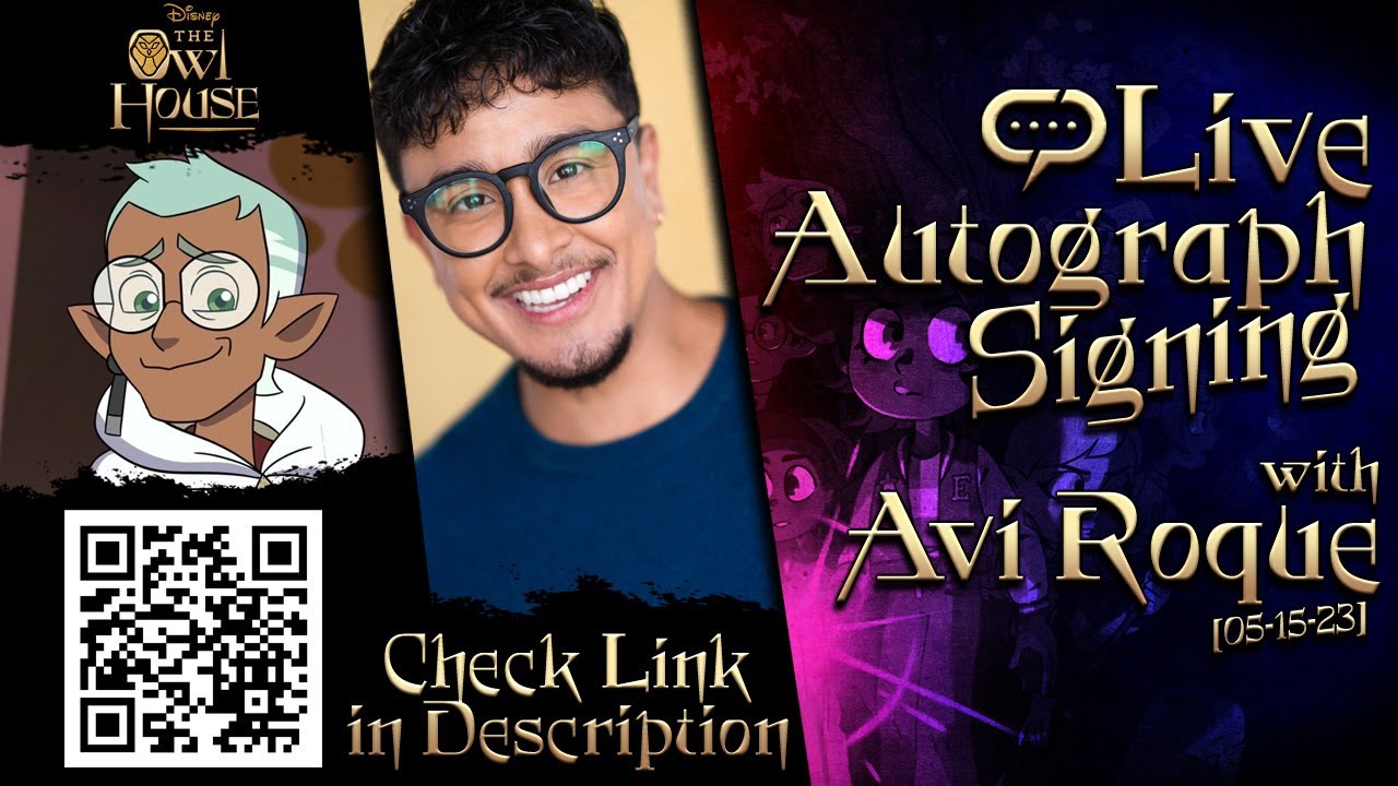 Avi Roque | The Owl House | Q&A and Autographs (05-15-23) - YouTube