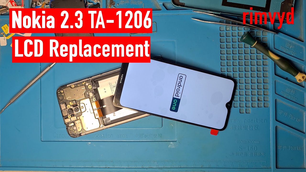 Nokia 2 3 TA 1206 LCD Replacement - YouTube