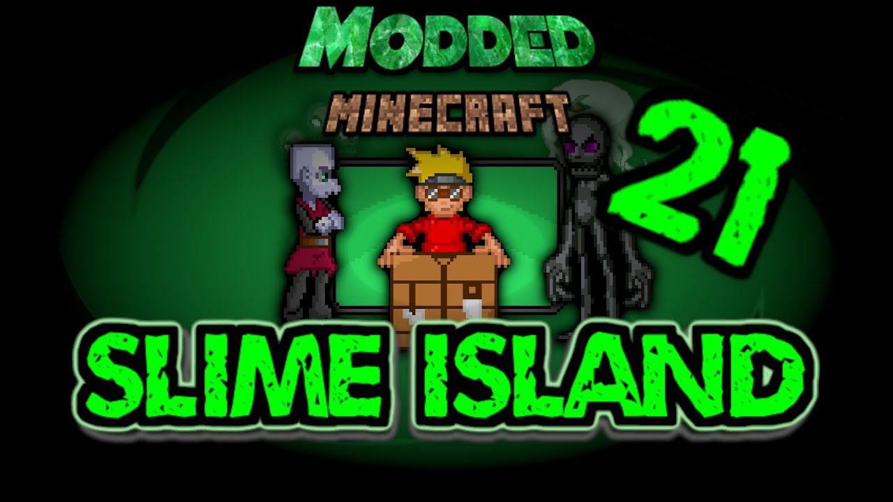 Modded Minecraft Survival Episode 21: "Slime Island" - YouTube