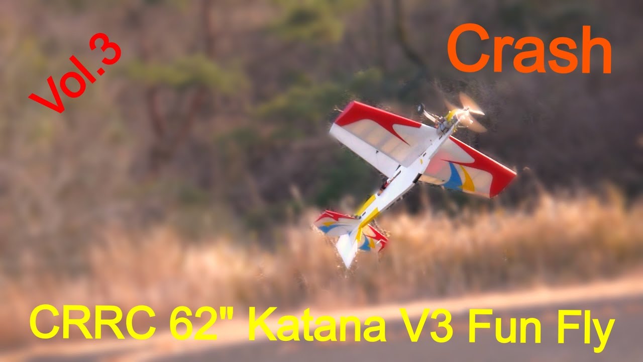 CRRC 62" Katana V3 Fun Fly 26cc Gasoline Engine RC Acrobatic Airplane ...