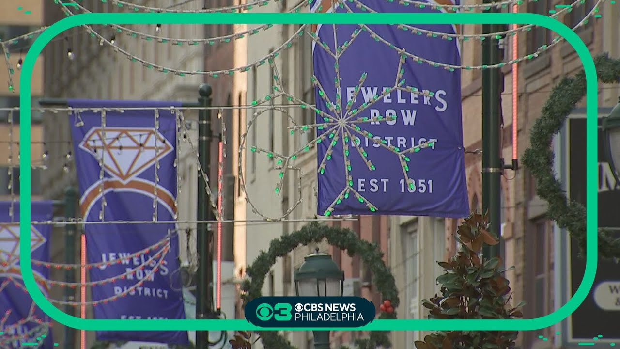 Philadelphia's Jewelers' Row unveils improvements - YouTube