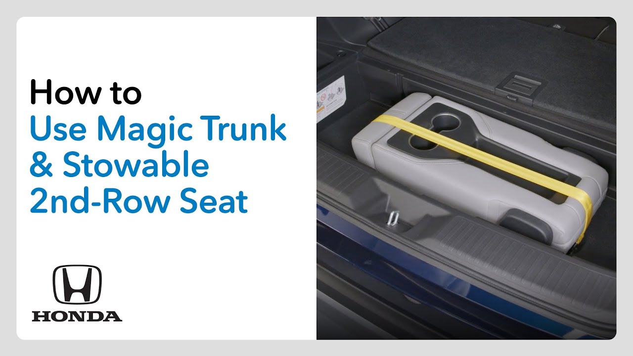 How to Use Magic Trunk & Stowable 2nd-Row Seat - YouTube
