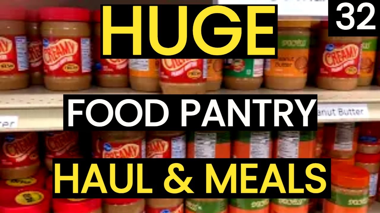 Food Pantry Haul & Food Bank Haul BLESSINGS! Frugal Living Vlog With ...
