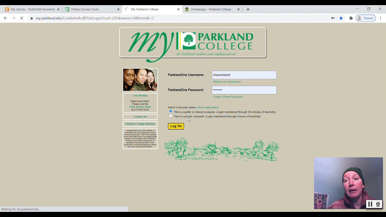 Logging in to My Parkland and Using Student Email - YouTube