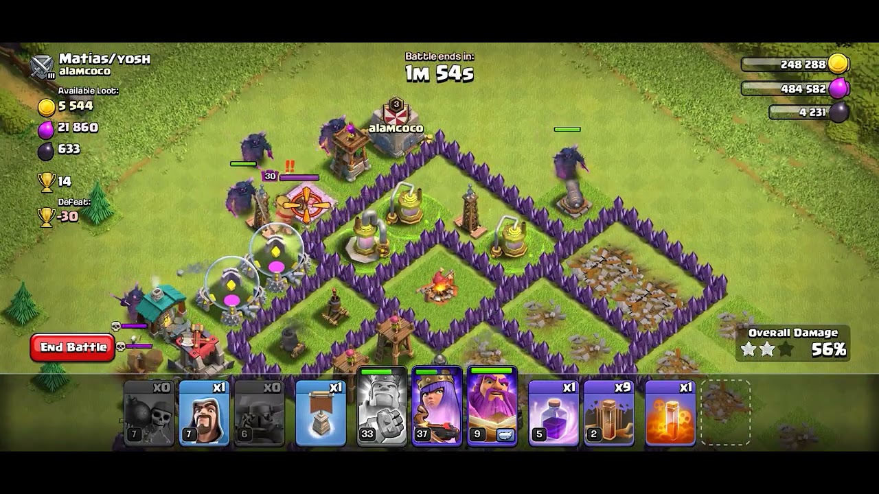 COC Battle because I like coc (with a extra k) - YouTube