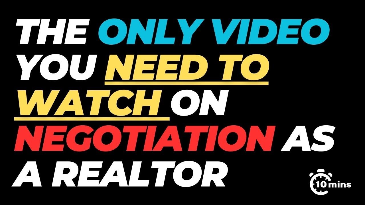HOW TO WIN AT NEGOTIATING AS A REALTOR EVERY SINGLE TIME GUARANTEED IN ...