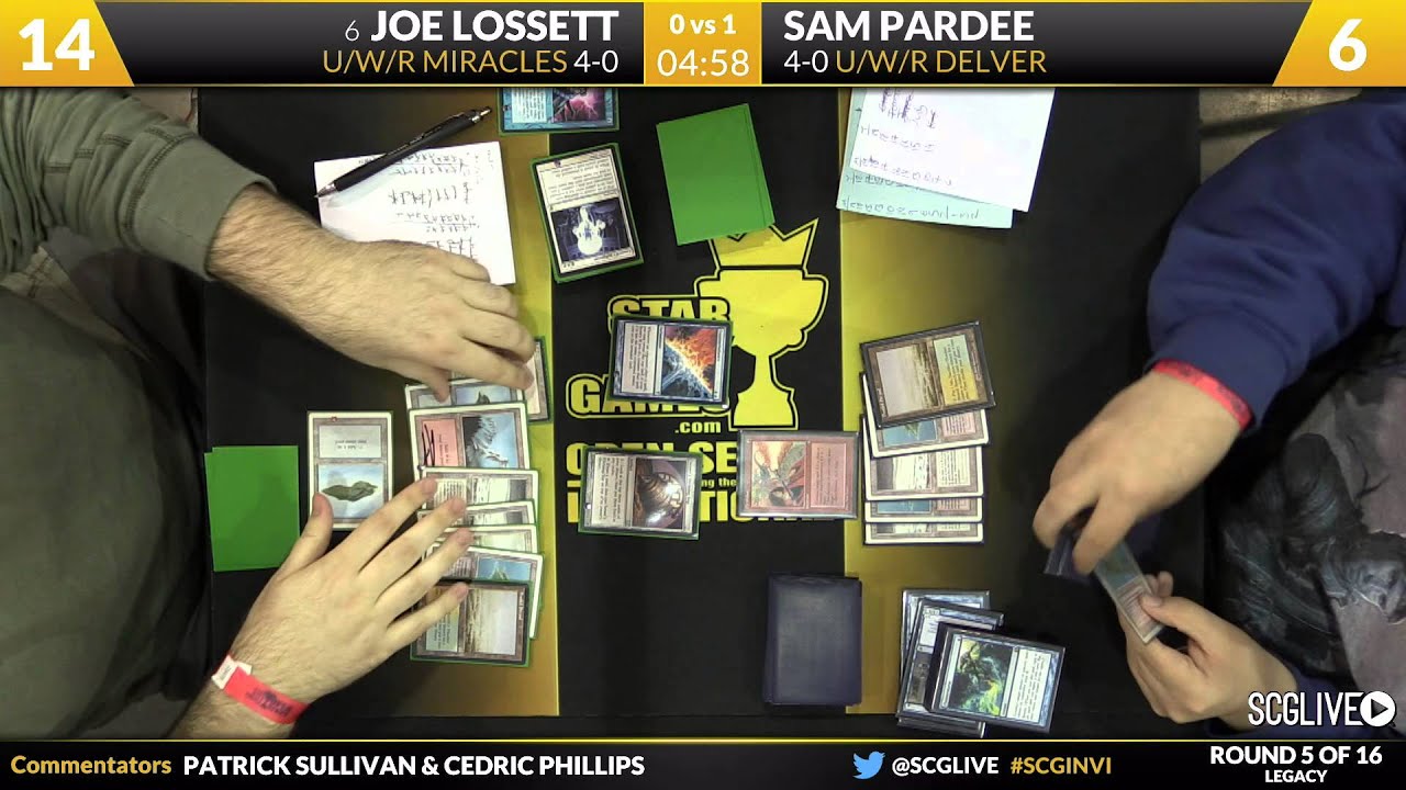 SCGINVI - Invitational - Round 5b - Joe Lossett vs Sam Pardee - YouTube