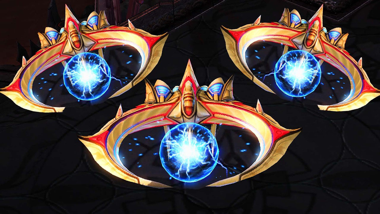 Nightmare's MASS TEMPEST strategy is AMAZING! StarCraft 2 - YouTube