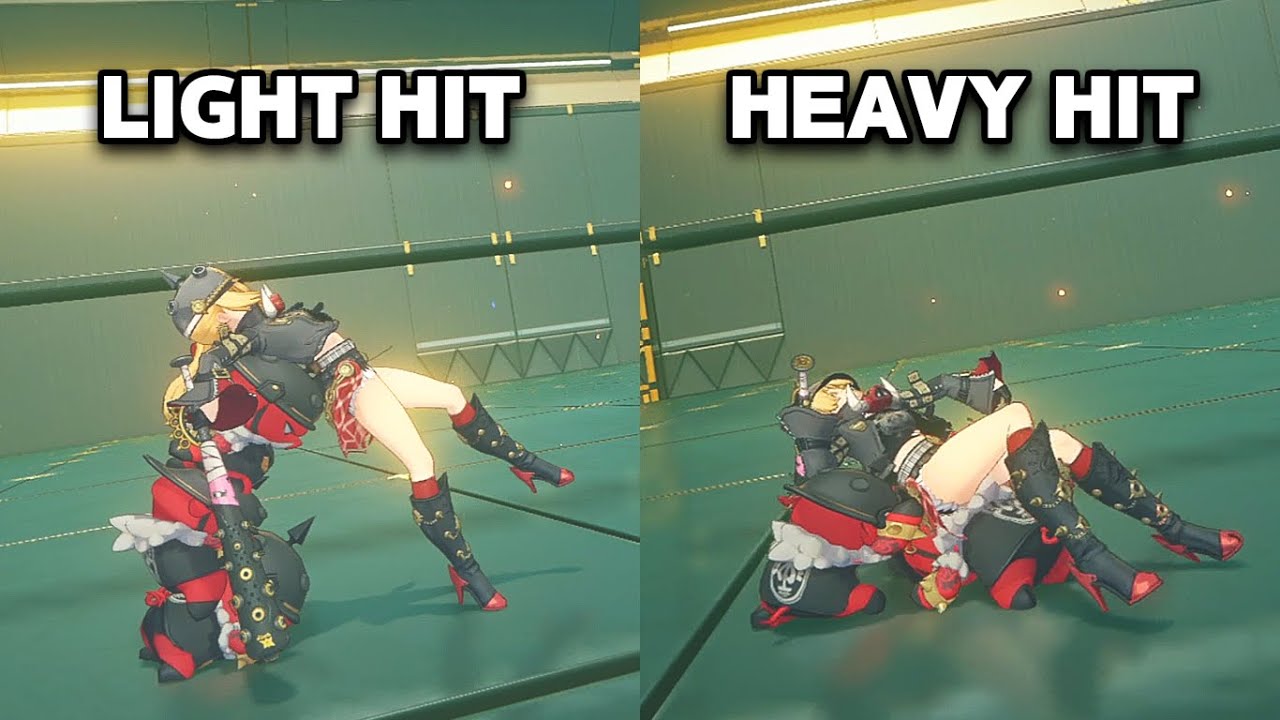 ZZZ characters have 2 parry animations for light and heavy hit ...