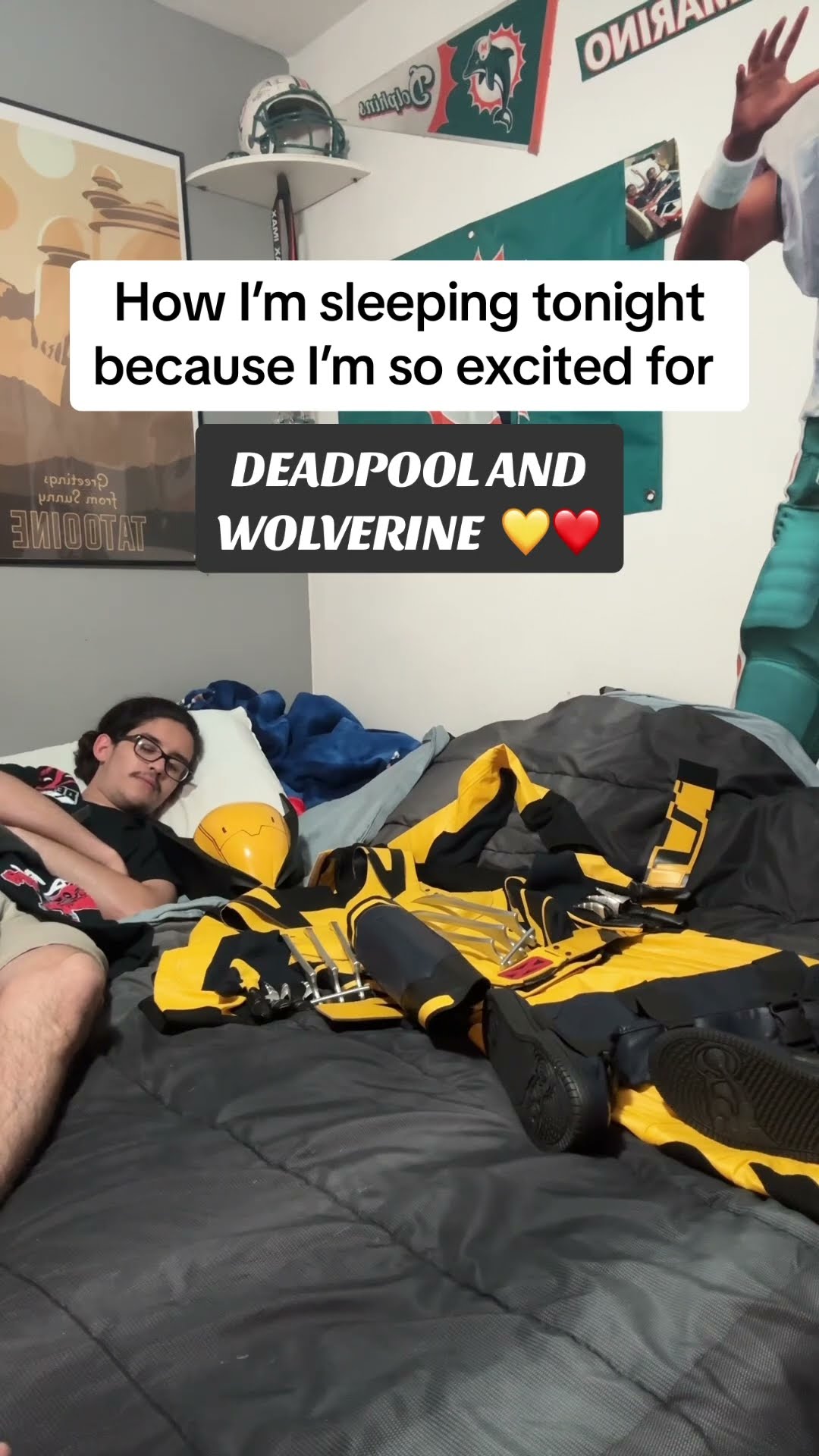 1 MORE SLEEP LFG 🔥🔥🔥 #marvel #mcu #deadpool #wolverine # ...