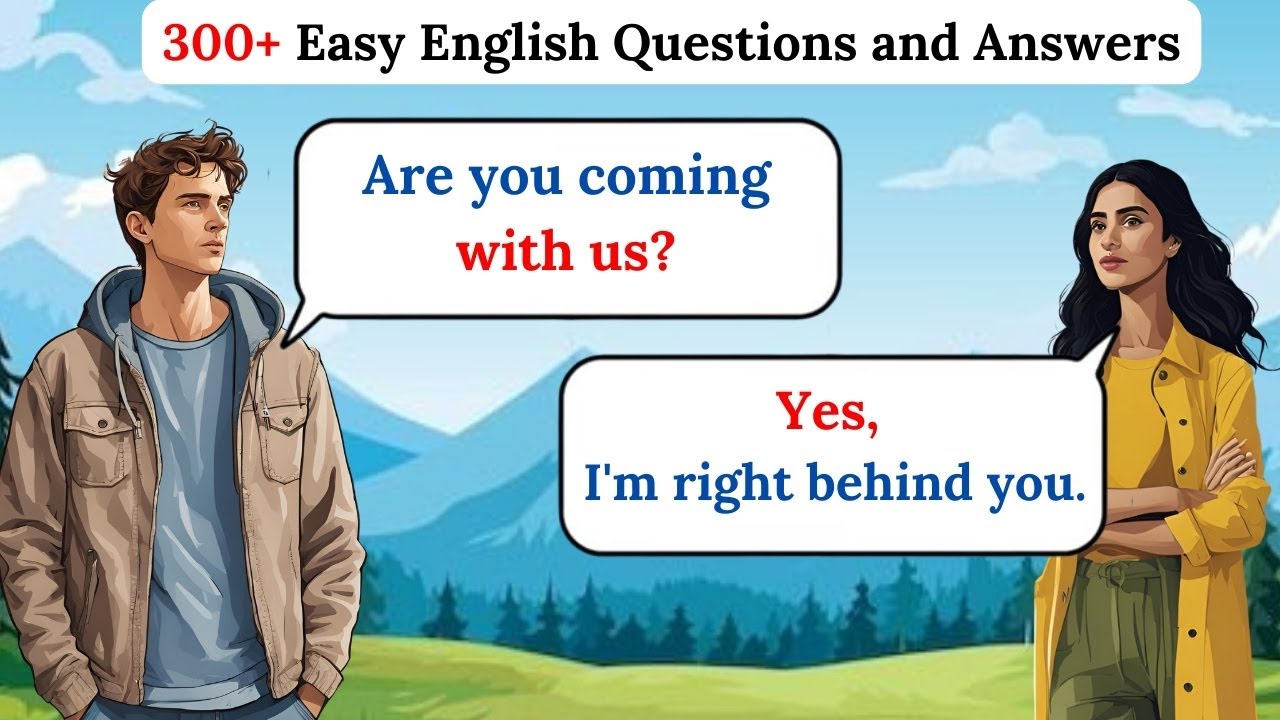 300+ Easy English Questions and Answers | English Speaking Practice ...