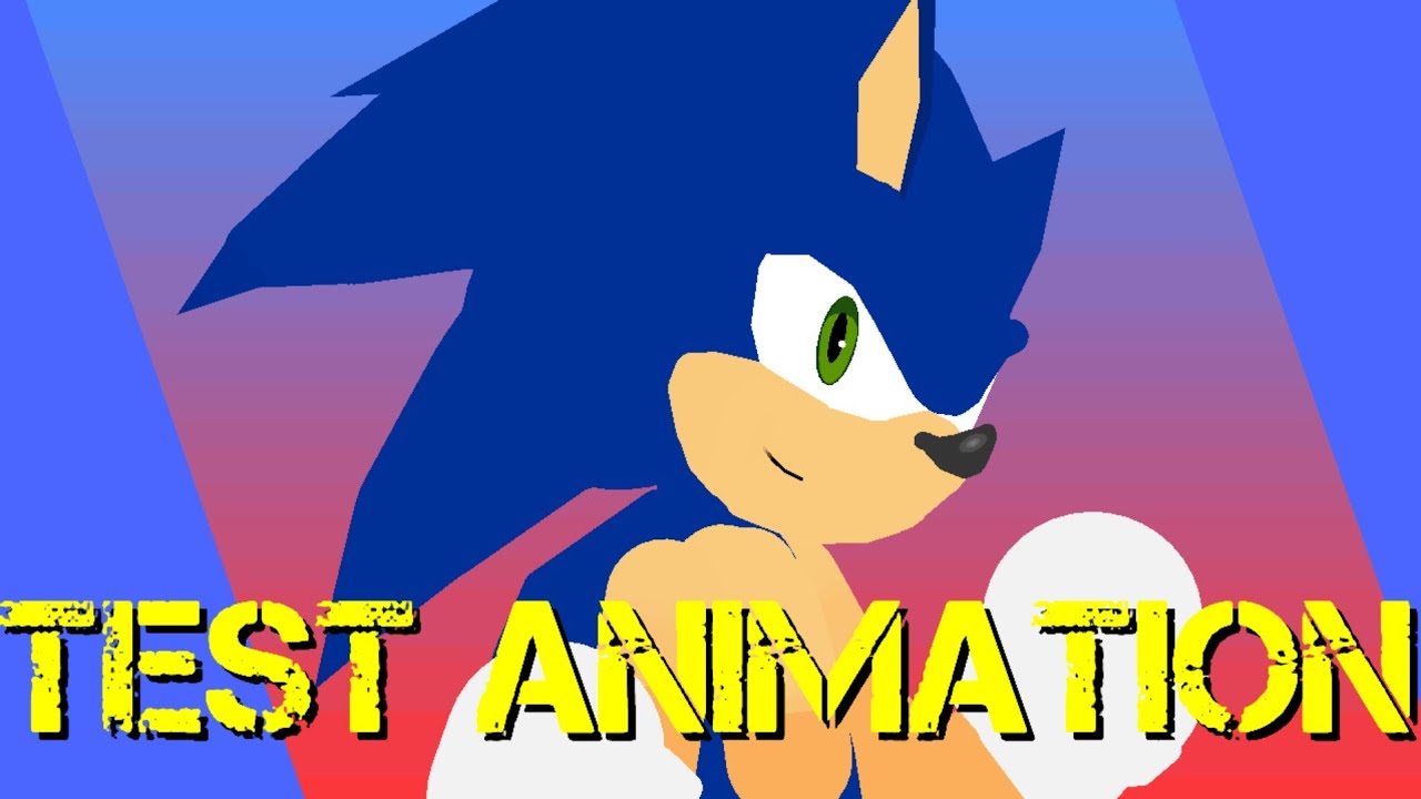 sonic test animation [" stick nodes "] - YouTube