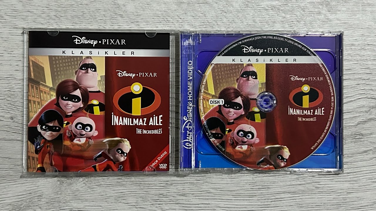 The Incredibles VCD Opening from Walt Disney Home Video 2004 DISC 1 ...