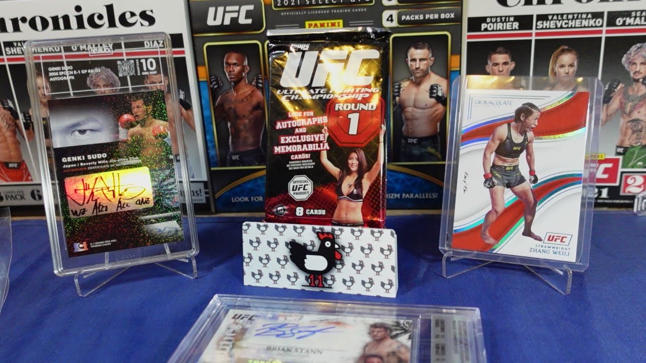 Topps UFC Round 1 Rips!!! THE LUCKY STREAK CONTINUES. GOLDS, RELICS ...