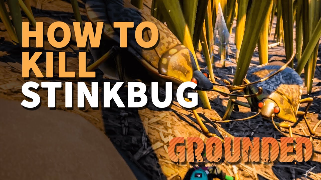 How to kill Stinkbug Grounded (Gas Protection Item) - YouTube