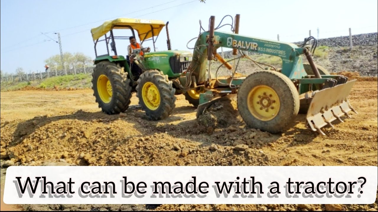 Tractor Grader | Grader Making | Mitti levelling work| @CVLVlogs ...