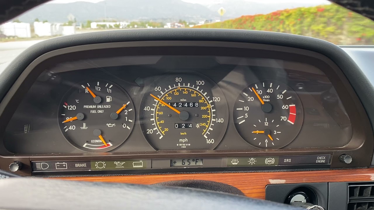 1991 Mercedes-Benz 420SEL Driving and Acceleration - The MB Market ...