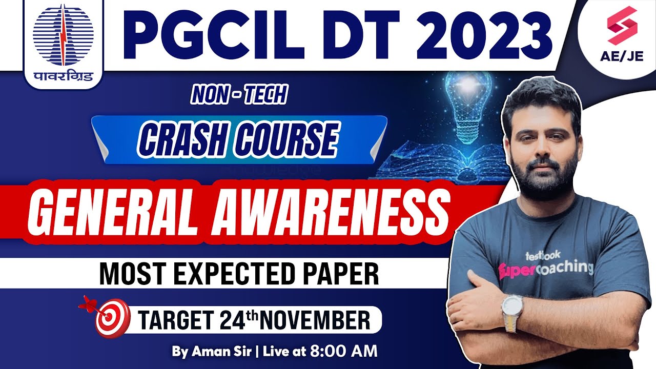 PGCIL General Awareness 2023 | PGCIL Previous Year Question Paper GK ...